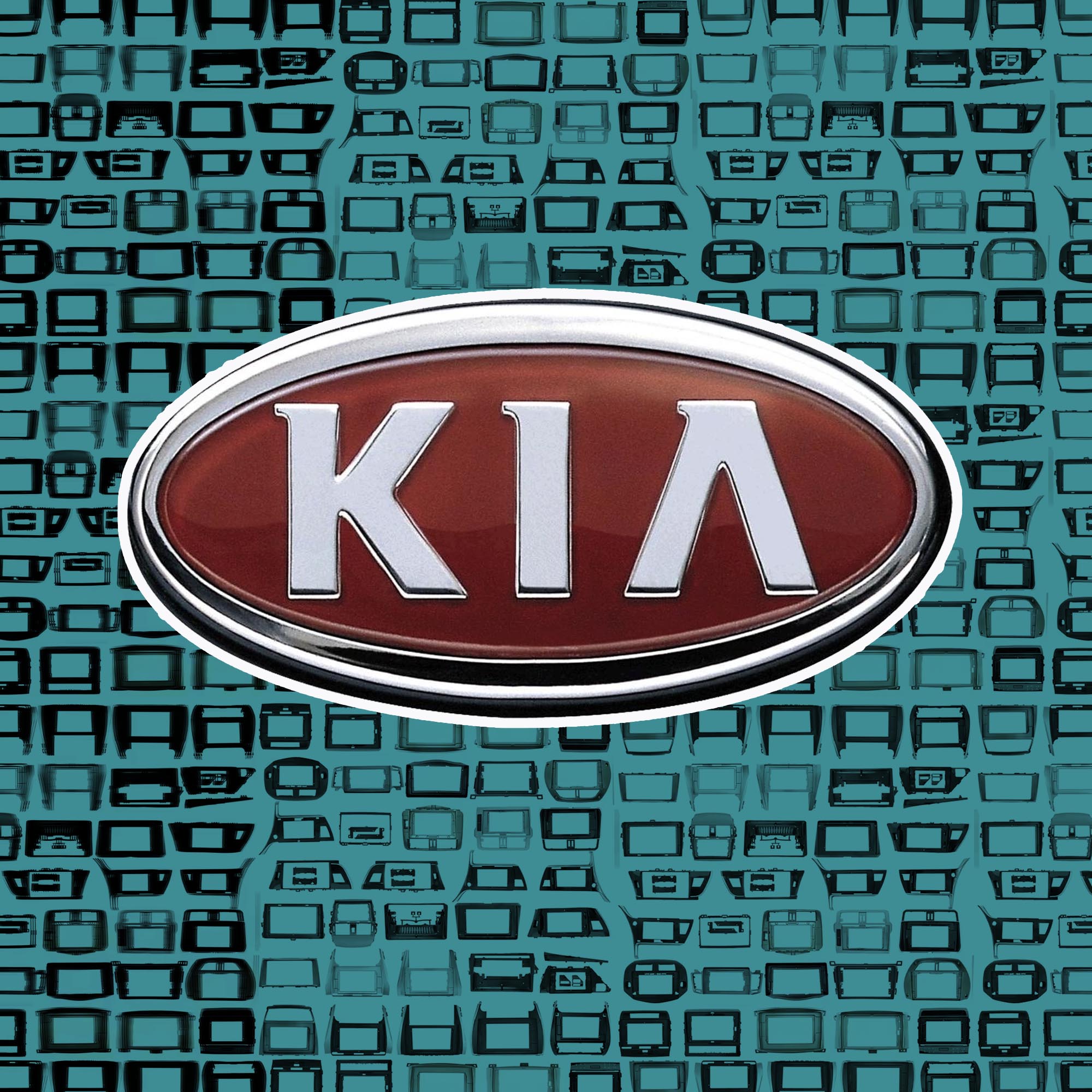 KIA Car Frame Kit For 9 inch and 10 inch android screen – shashat-kuwait